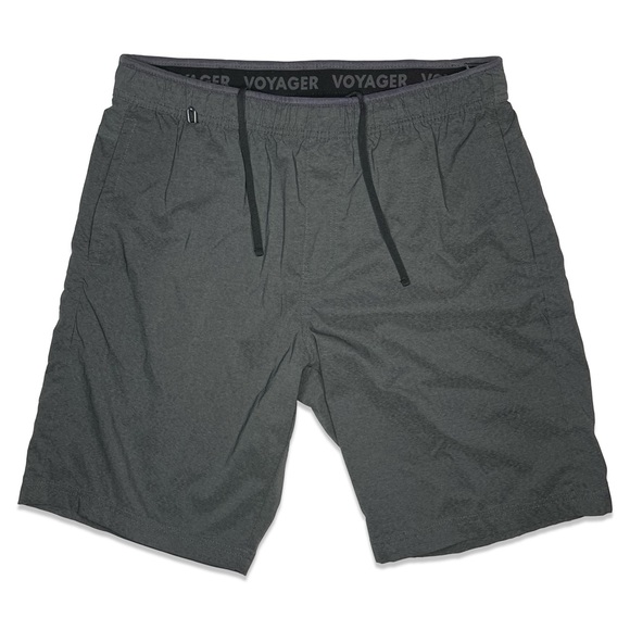 voyager | Shorts | Voyager Dark Grey Medium Hybrid Shorts With Front ...